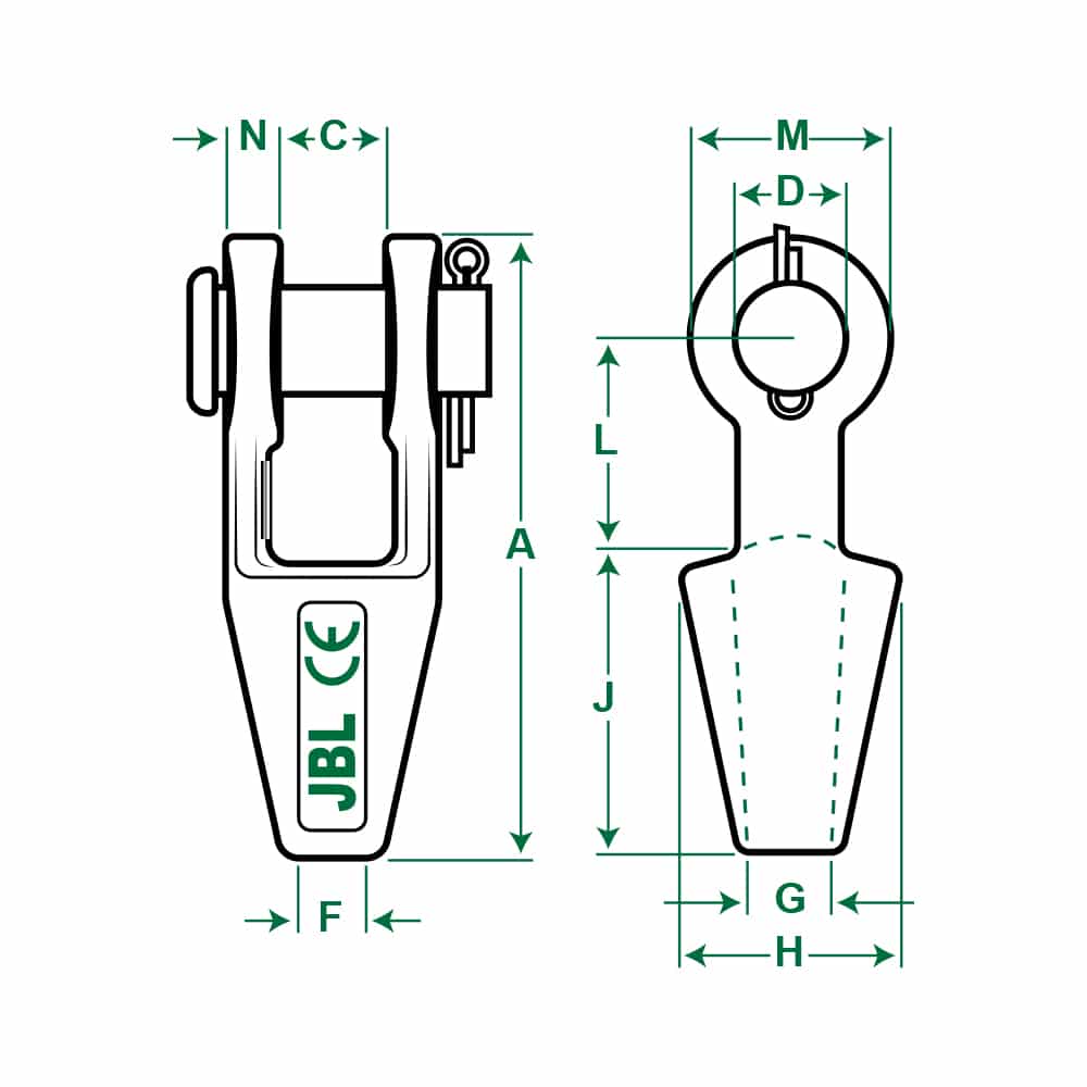 WIRE ROPE OPEN SPELTER SOCKET SAUDI ARABIA