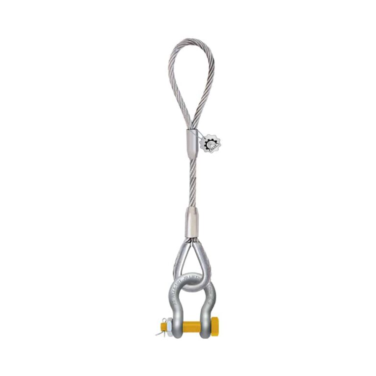 STEEL WIRE ROPE SLING: ONE SIDE SOFT EYE AND OTHER SIDE HARD THIMBLE ...