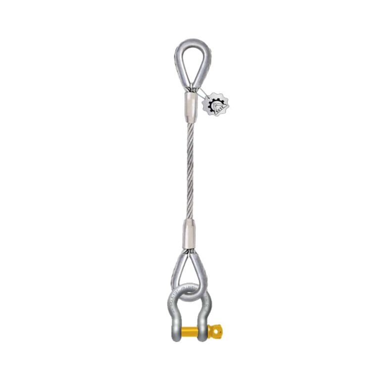 Steel Wire Rope Sling - One Side Thimble Eye And One Side Bow-Shaped ...